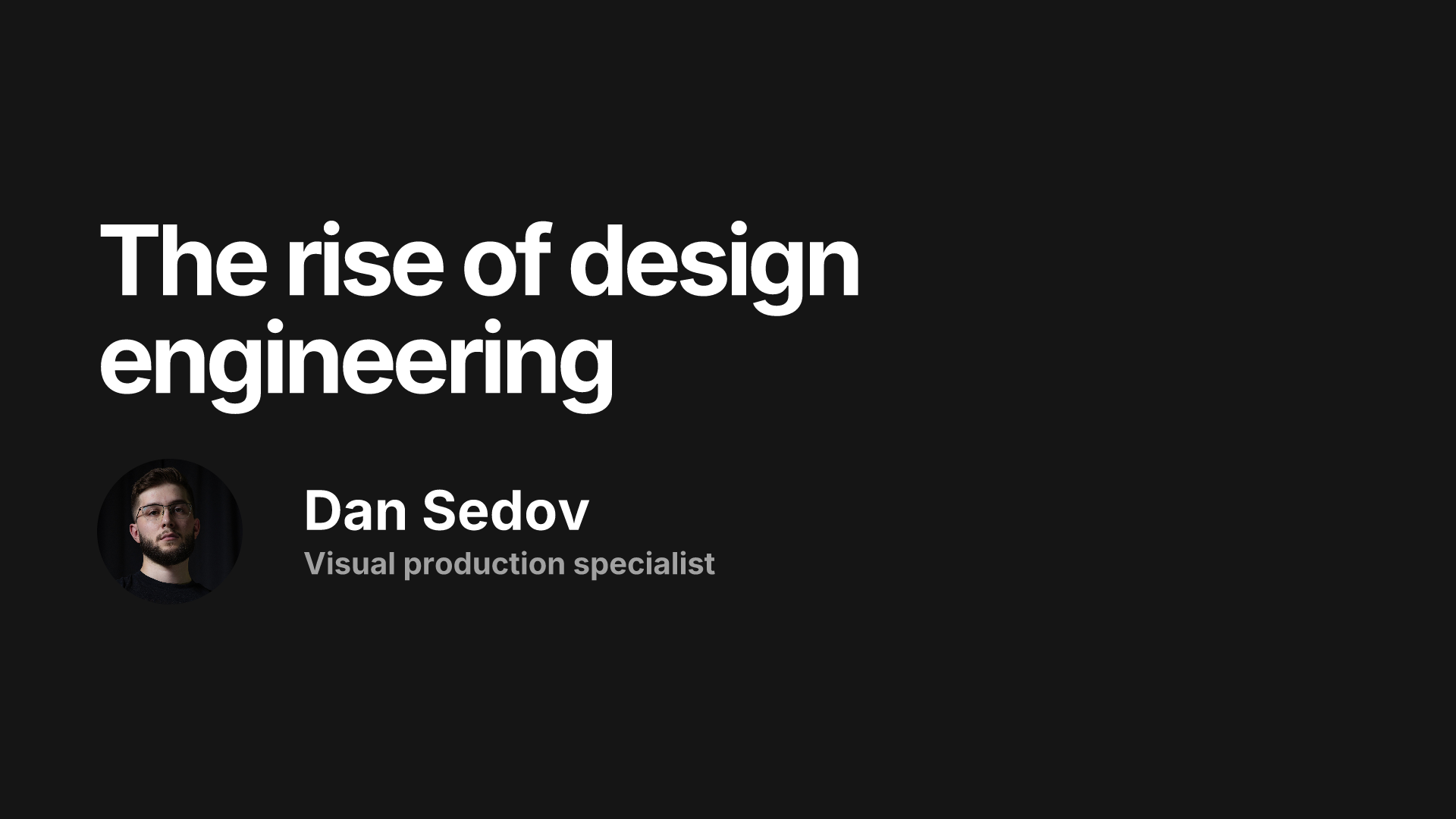 The rise of design engineering